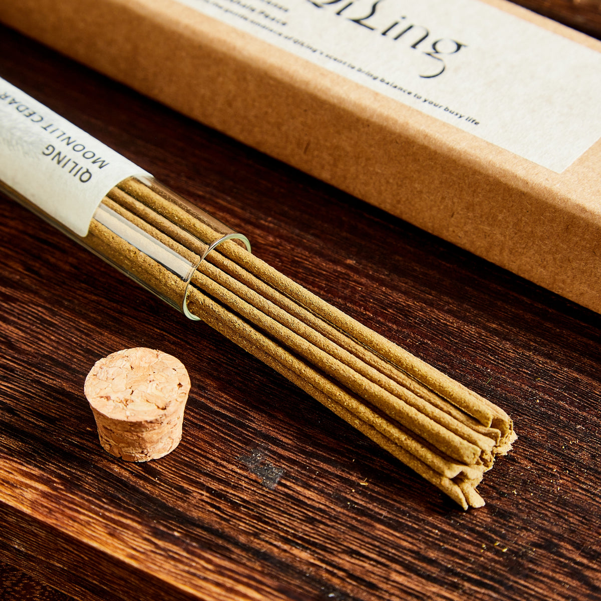 QiLing Aura Handmade Incense-Moonlit Cedar